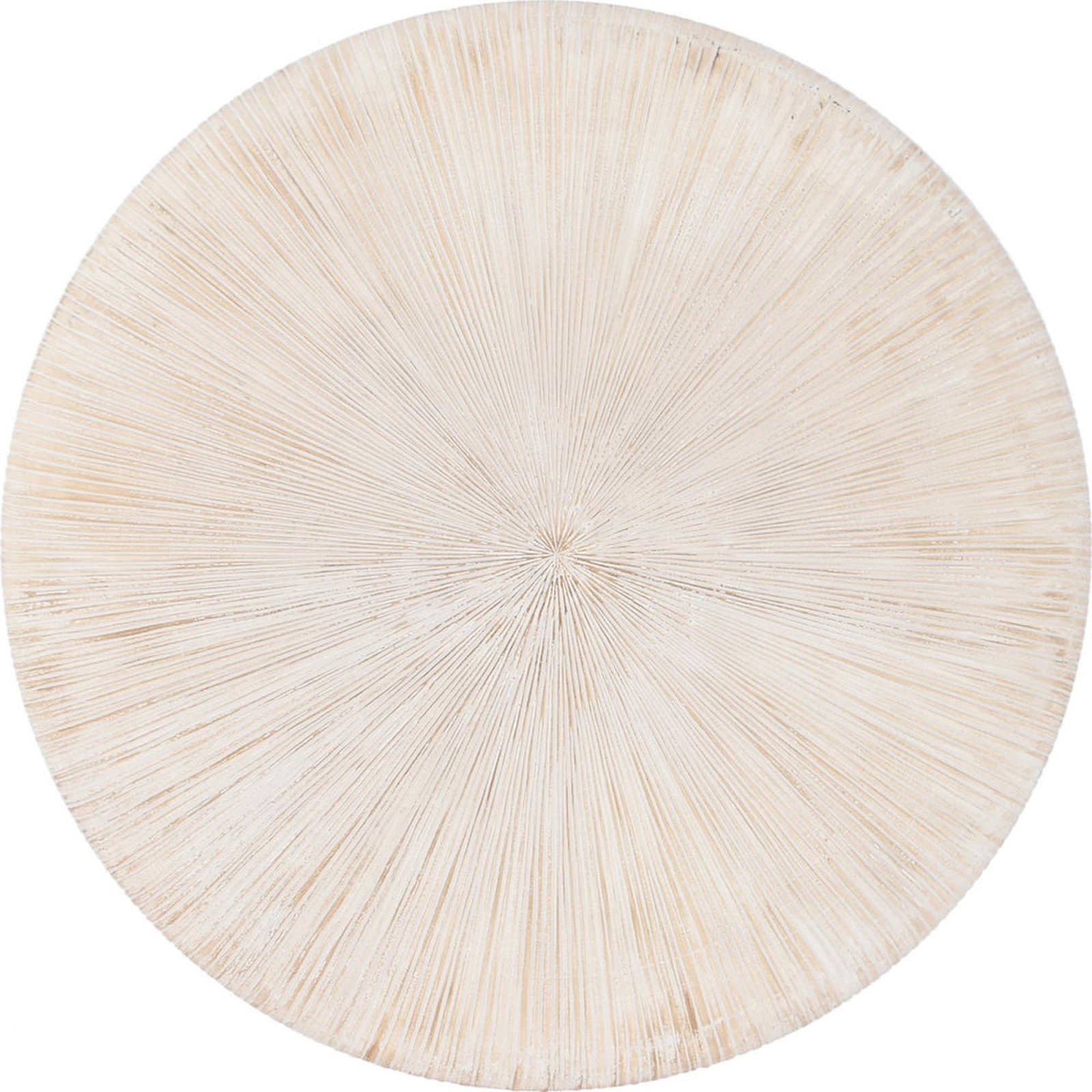 Décor mural en bois de mangue blanc Meti