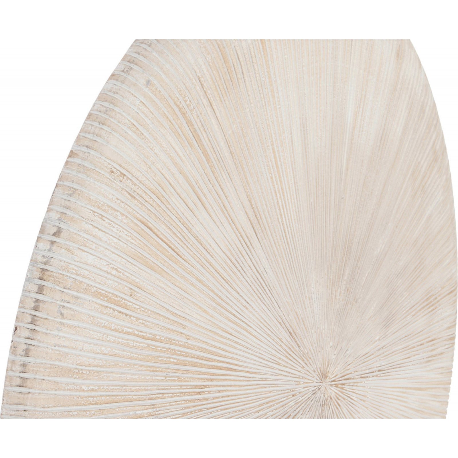 Décor mural en bois de mangue blanc Meti