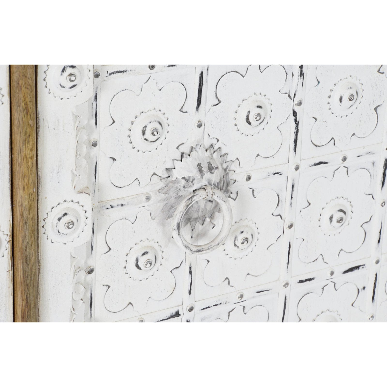 Buffet Mango aspect vieilli blanc naturel – Meti